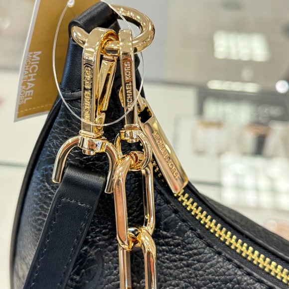 Bags | Michael Kors Cora Large Shoulder Chain Crossbody Bag Mk Embossed ...